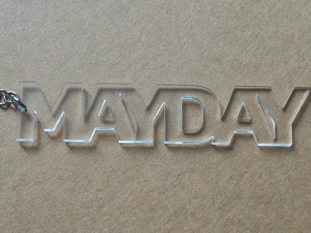 Llavero MAYDAY_Logo de Mayday - Modelo de impresión 3D gratuito ...