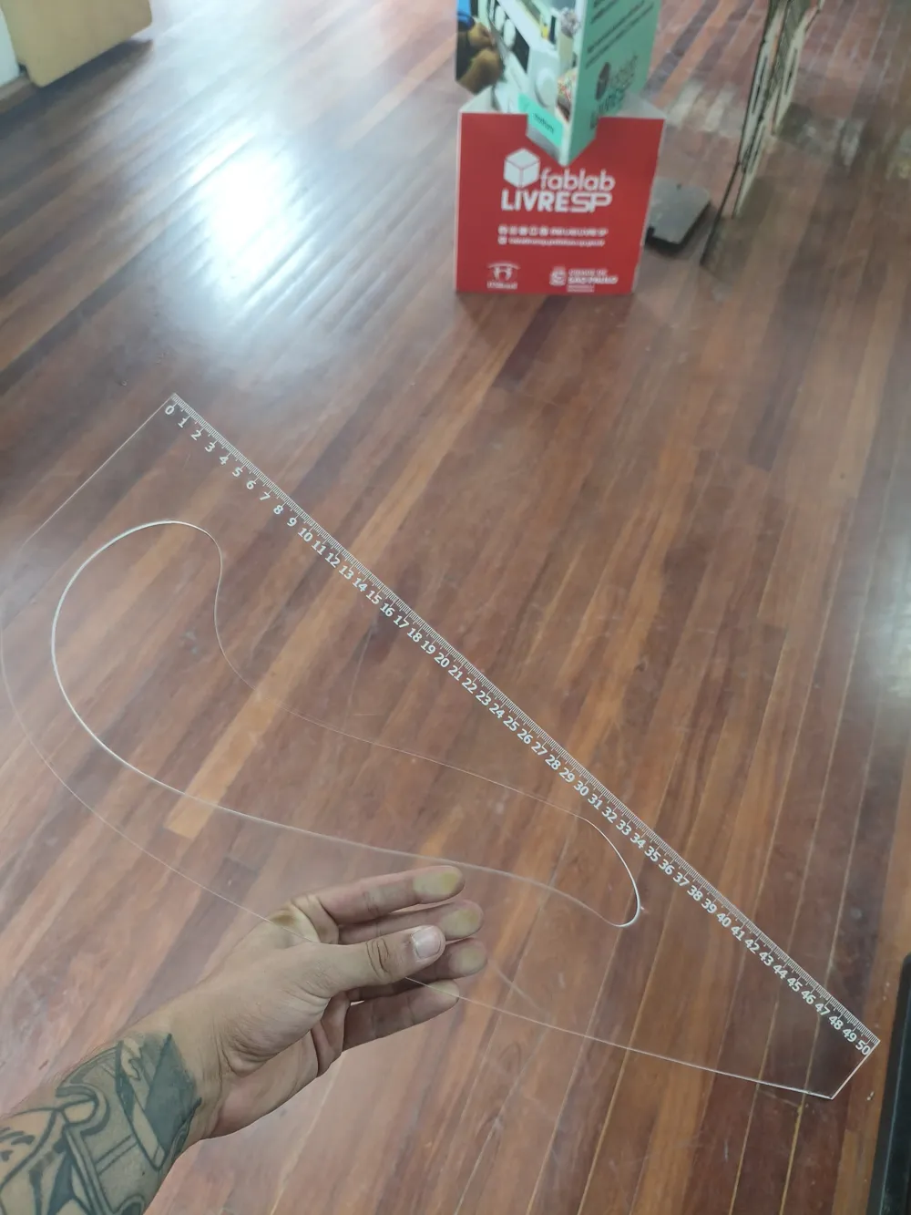 Dressmaker's Ruler for Sewing – Laser Cut by Vinicius Cassemiro ...