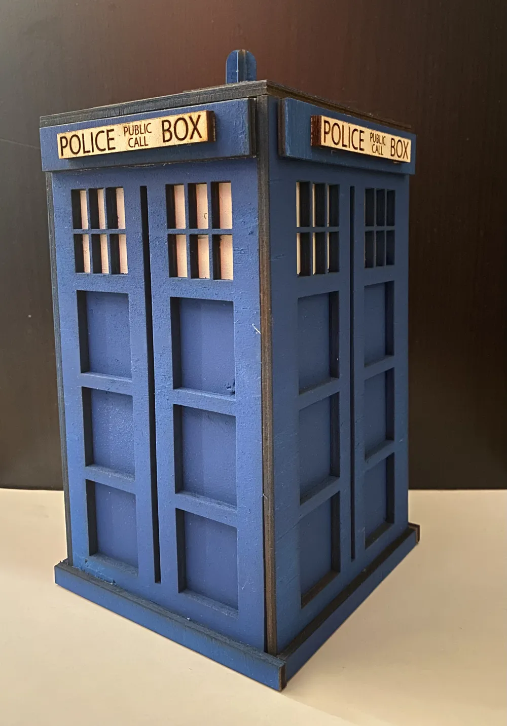 Tardis laser cut model by MetaImi MakerWorld: Download Free 3D Models