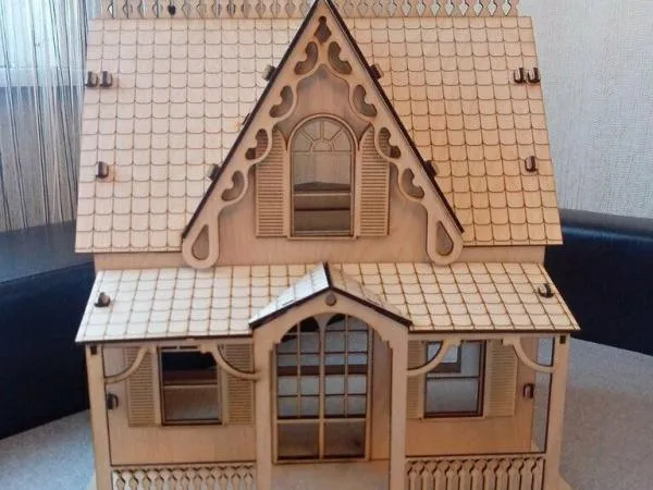 Laser Engraving – German-Style Cottage by 开着小炮艇 MakerWorld: Download ...