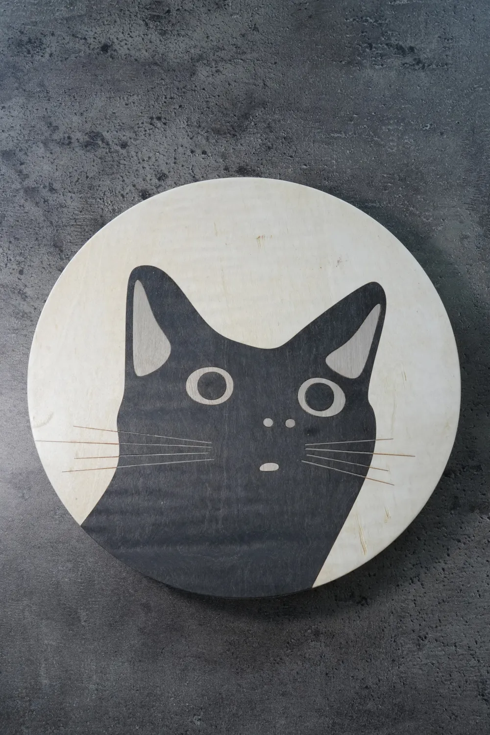 Black Cat Veneer Serving Board by H² Studio MakerWorld: Download Free ...