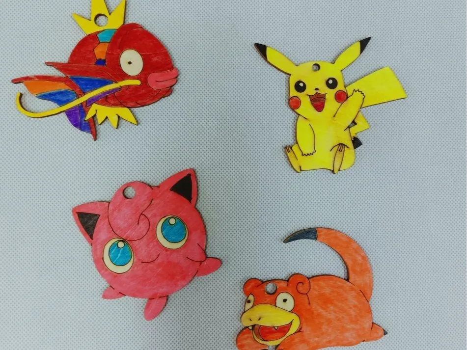 Laser Engraving - Pokémon by 开着小炮艇 MakerWorld: Download Free 3D Models