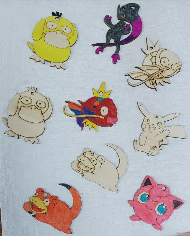 Laser Engraving - Pokémon by 开着小炮艇 MakerWorld: Download Free 3D Models