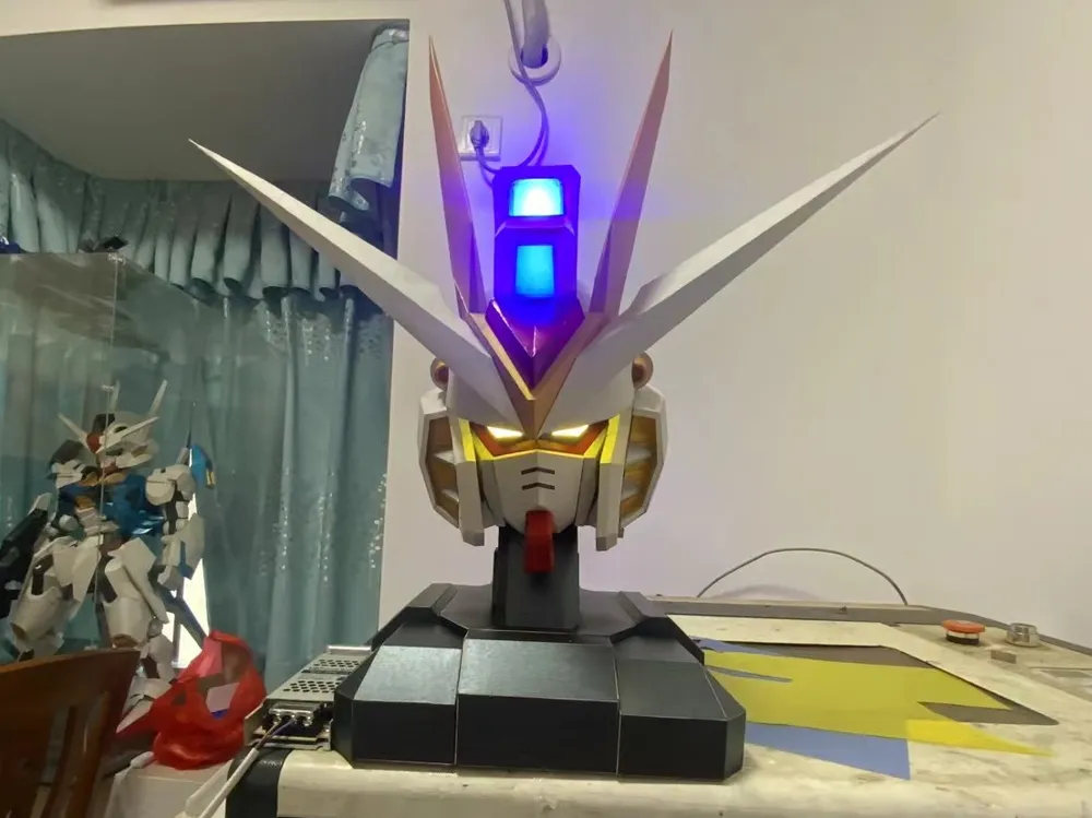 Extraordinary Strike Freedom Gundam Paper Model Head Sculpt by 2d模型小王子 ...