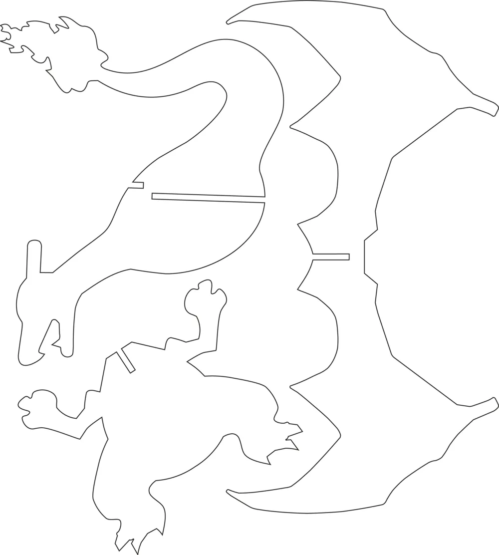 Charizard Pokémon Assemblable Model by Caporale82 MakerWorld: Download ...