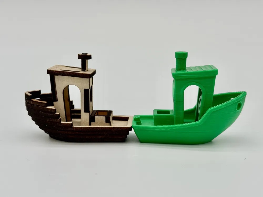 Laser-cut Benchy! (no hardware required) - Free 3D Print Model - MakerWorld