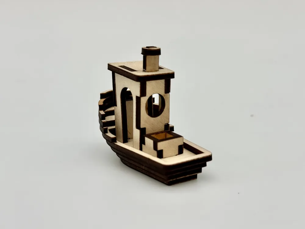 Laser-cut Benchy! (no hardware required) - Free 3D Print Model - MakerWorld