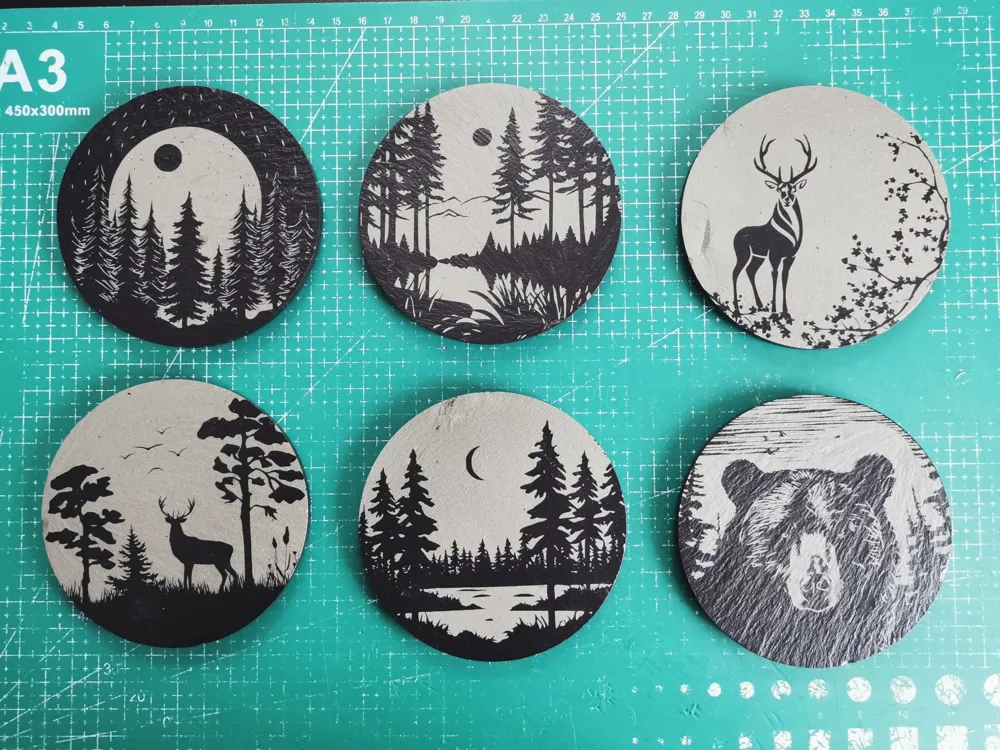 Wild Life Coasters by d.bang.199 MakerWorld: Download Free 3D Models
