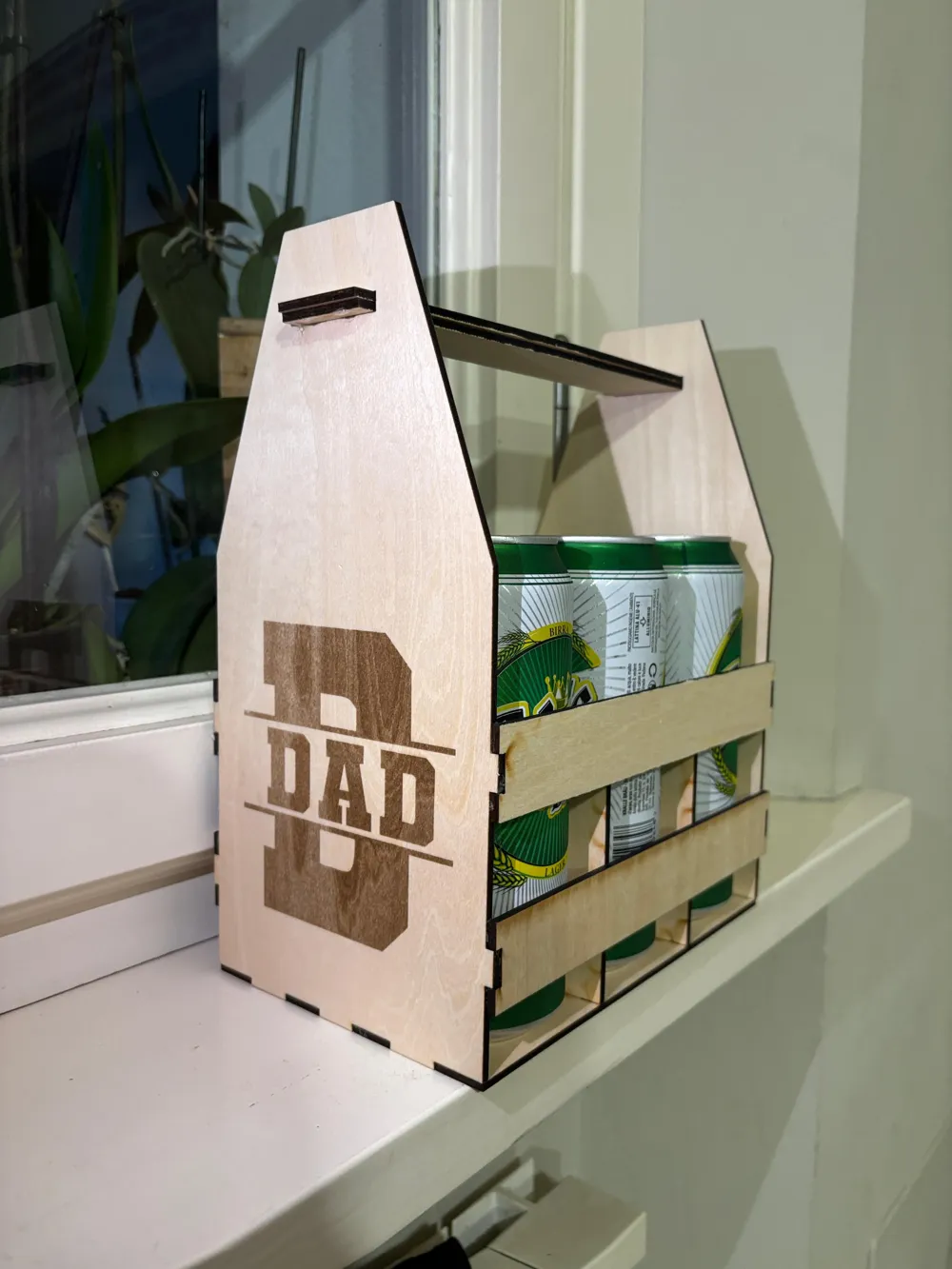 Beer Carrier with Handle for Father s Day - Free 3D Print Model ...