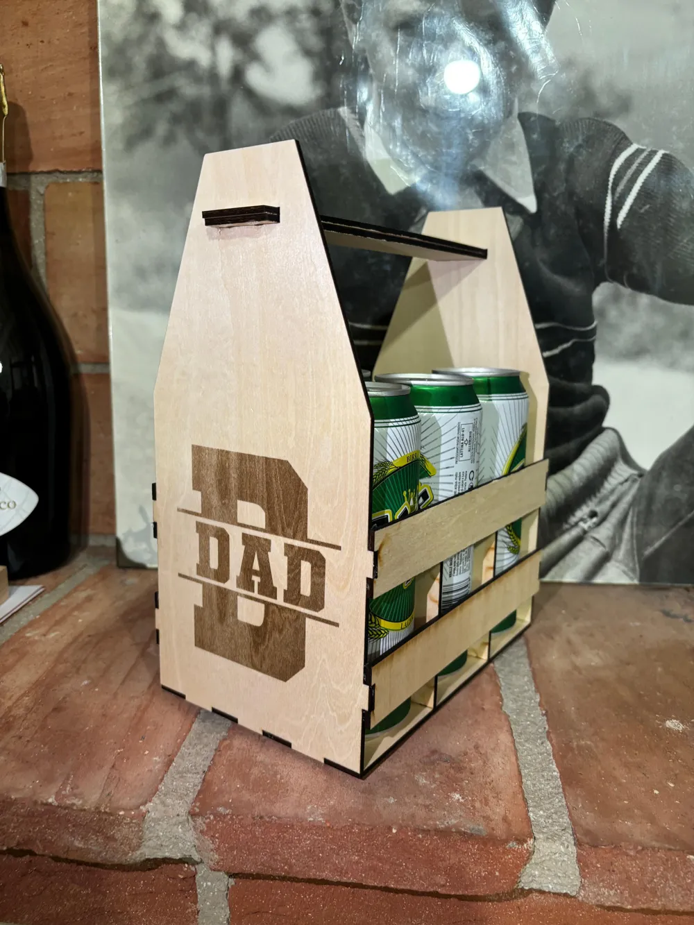 Beer Carrier with Handle for Father s Day - Free 3D Print Model ...