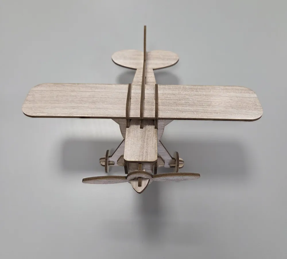 Assemble-it Biplane Airplane Model - Fun and Creative by Caporale 3D ...