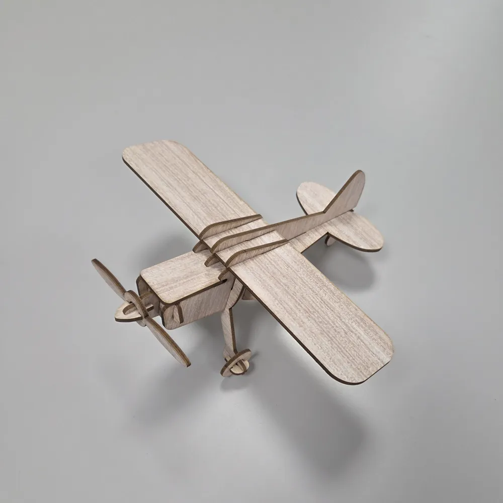 Assemble-it Biplane Airplane Model - Fun and Creative by Caporale 3D ...