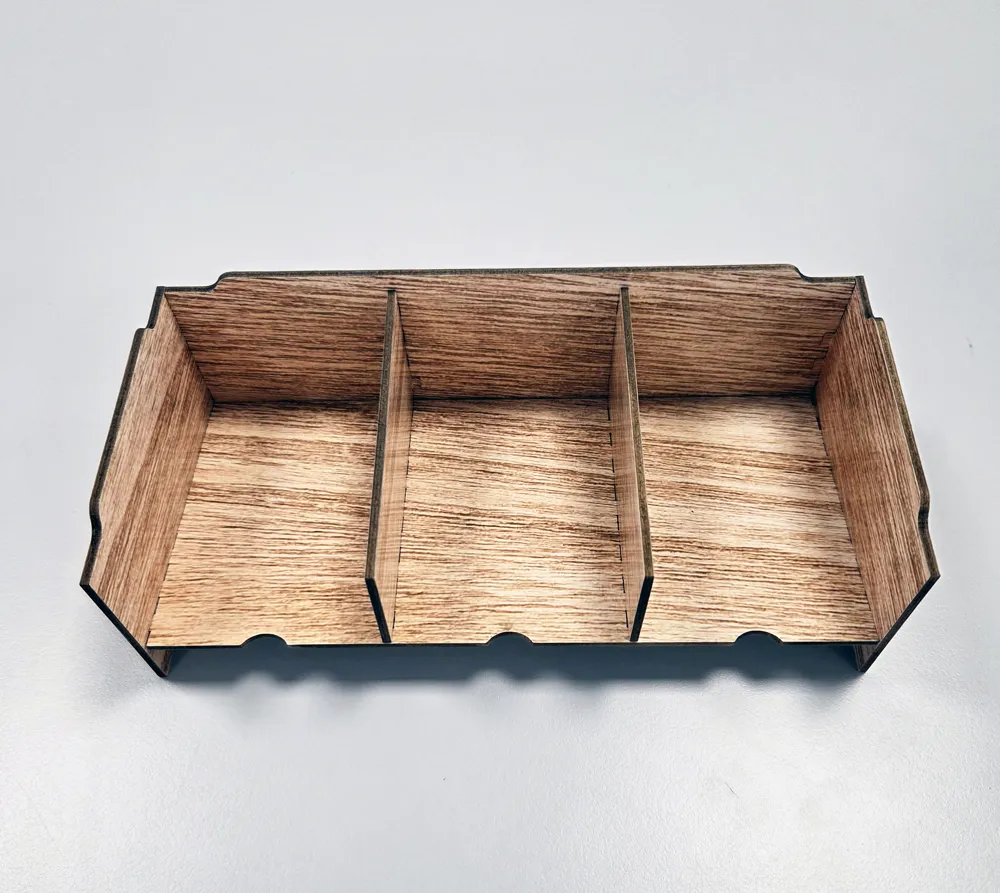 Object tray with divider by Caporale82 MakerWorld: Download Free 3D Models