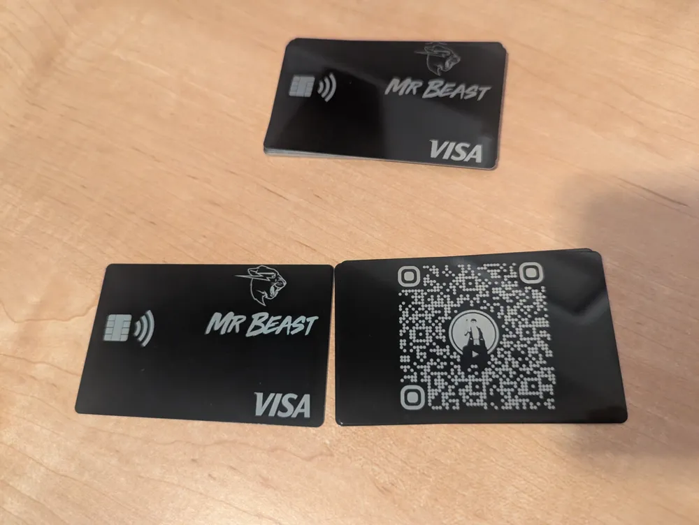 Mr. Beast Credit Card - Fun YouTube Prop - Free 3D Print Model - MakerWorld