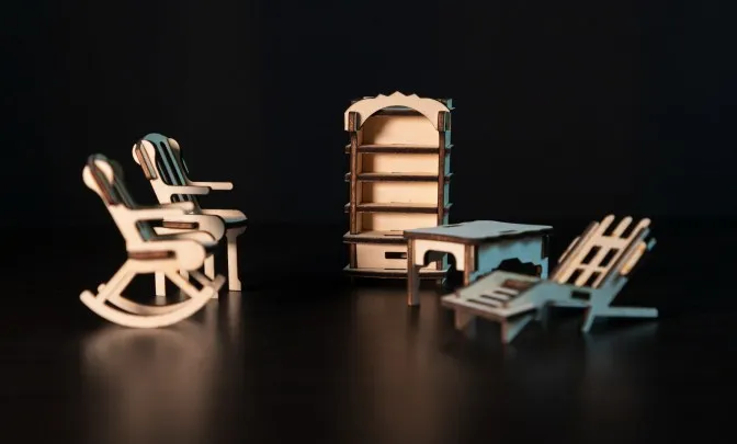 Miniature furniture by 9527 MakerWorld: Download Free 3D Models