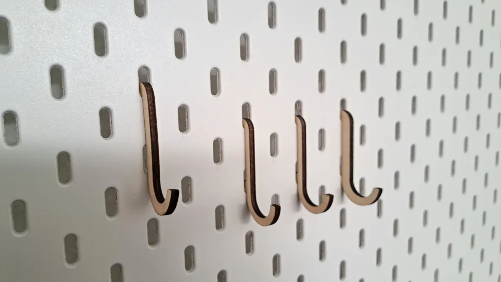 Hooks for Skadis by MakerLabGuy MakerWorld: Download Free 3D Models