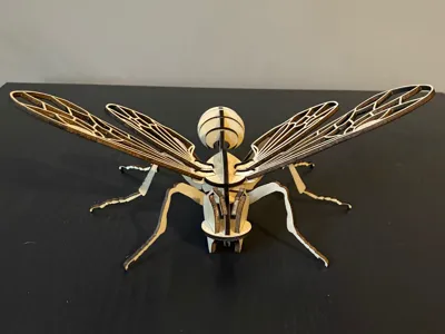 Laser Cut Bee Model by Abbey MakerWorld: Download Free 3D Models