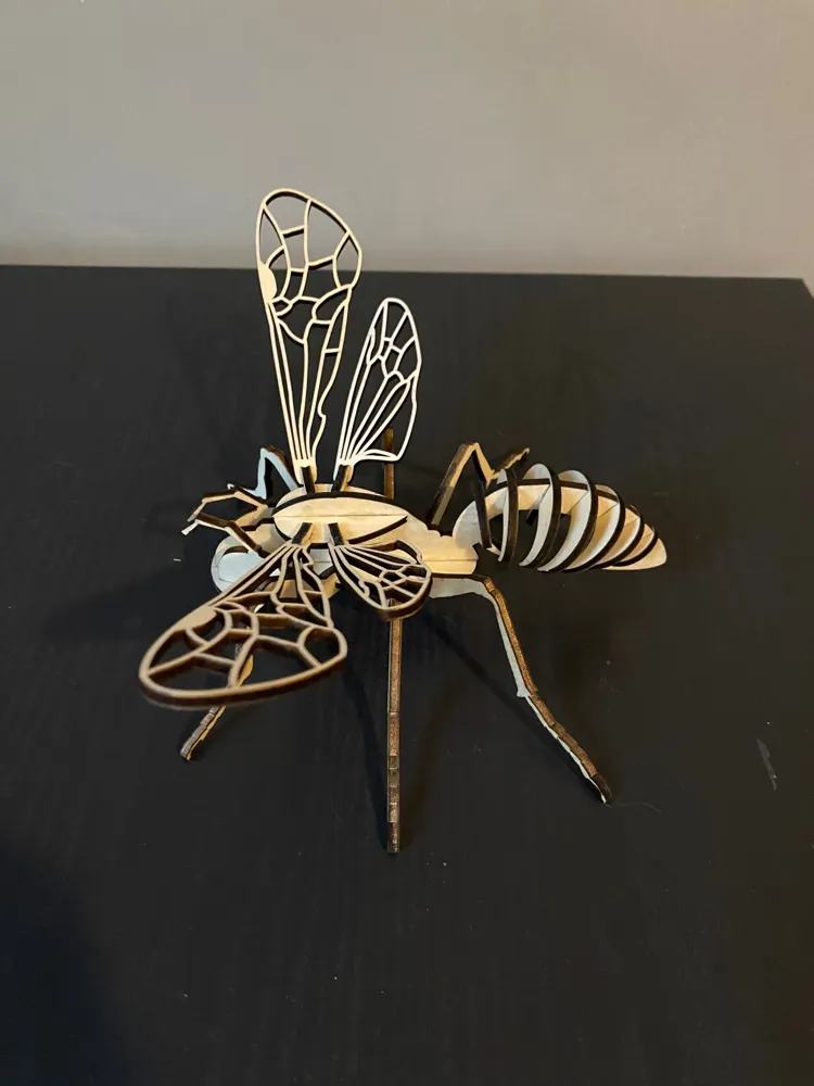 Laser Cut Bee Model by Abbey MakerWorld: Download Free 3D Models