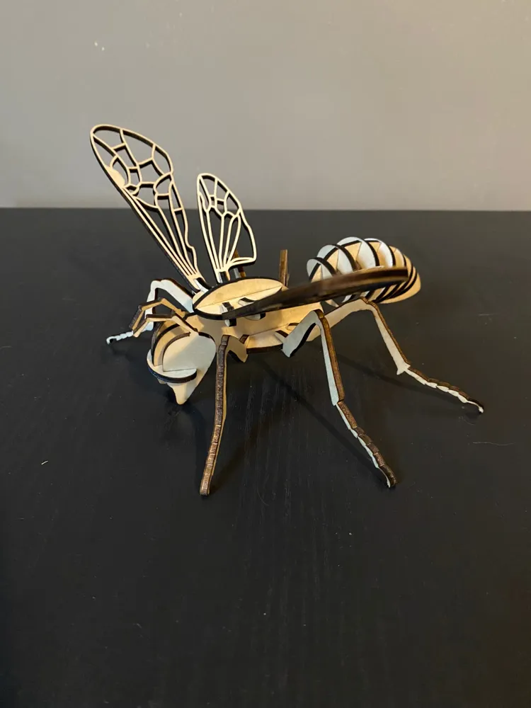 Laser Cut Bee Model by Abbey MakerWorld: Download Free 3D Models