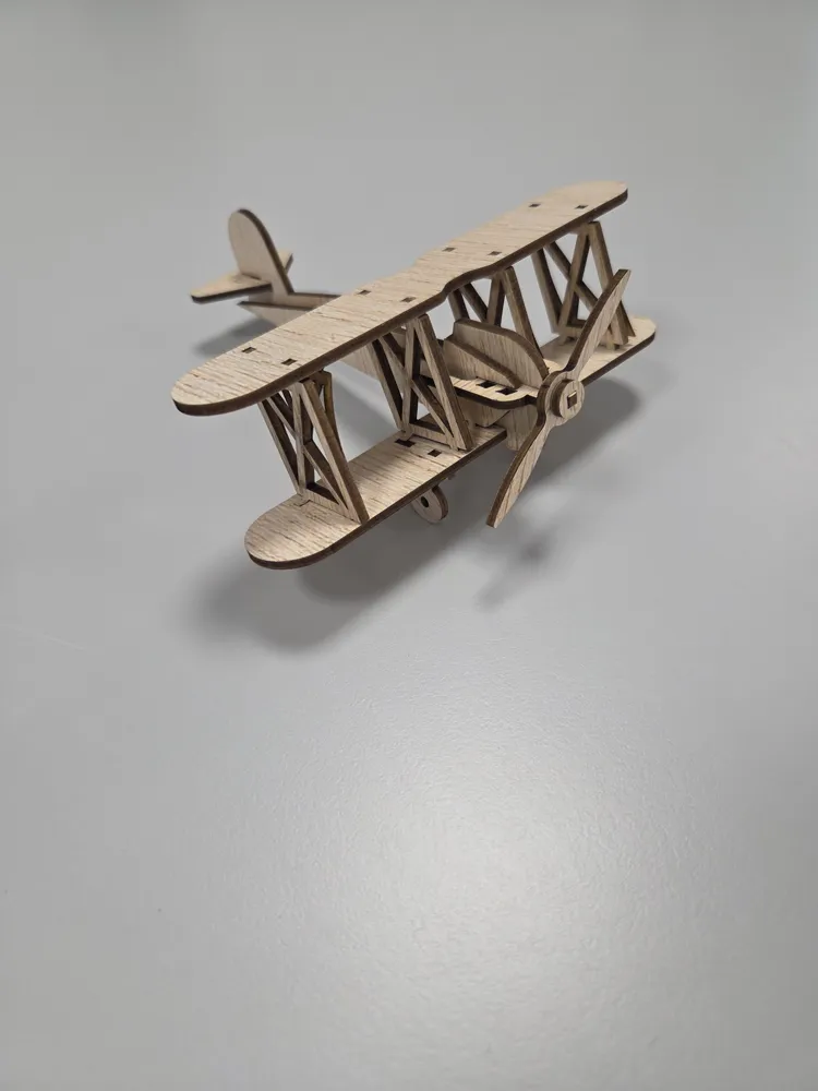 Mini Biplane Assembly Model - For Assembly by Caporale 3D MakerWorld ...