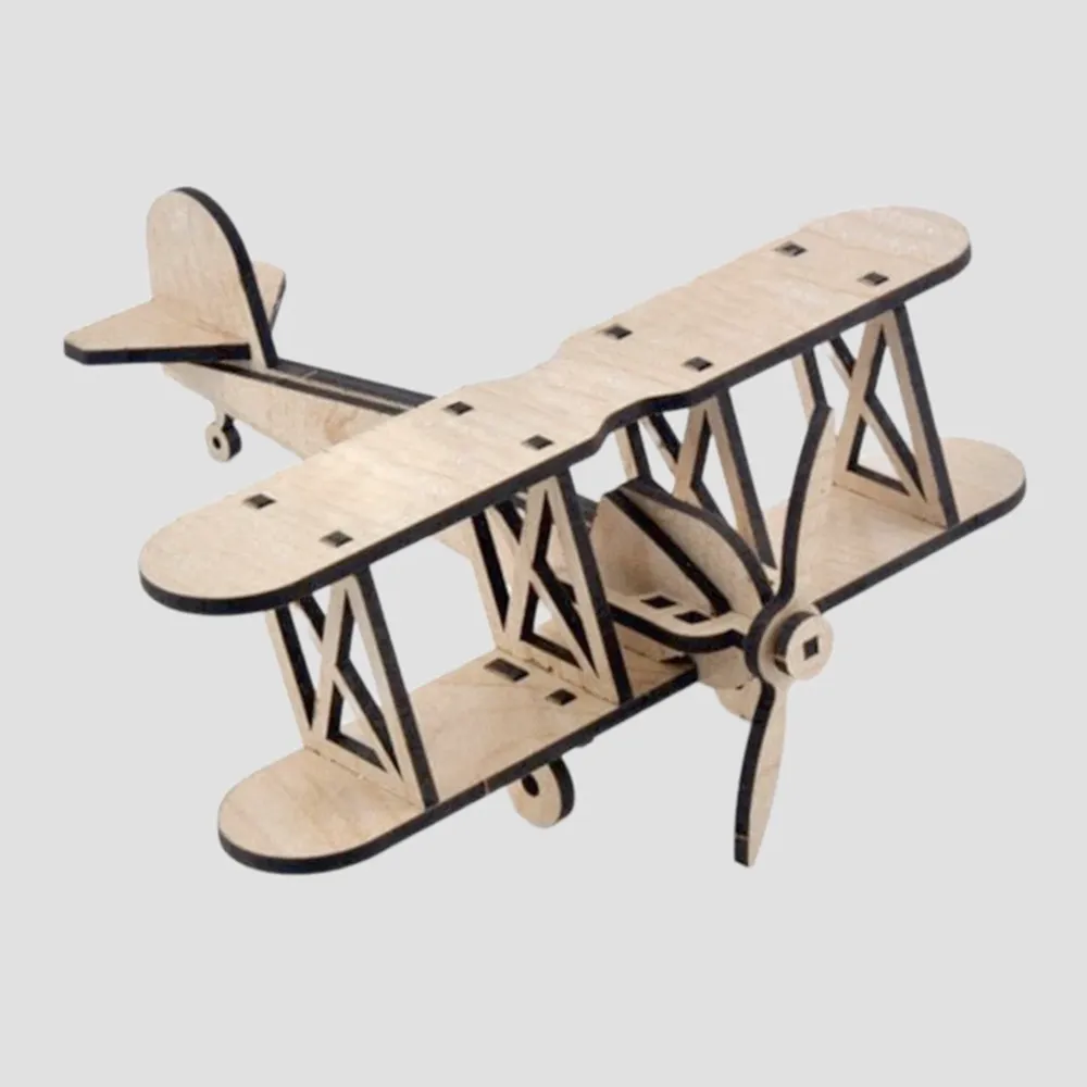Mini Biplane Assembly Model - For Assembly - Free 3D Print Model ...