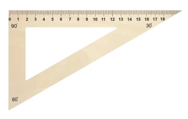 Triangle ruler with 30°-60°-90° Angles by Caporale 3D MakerWorld ...