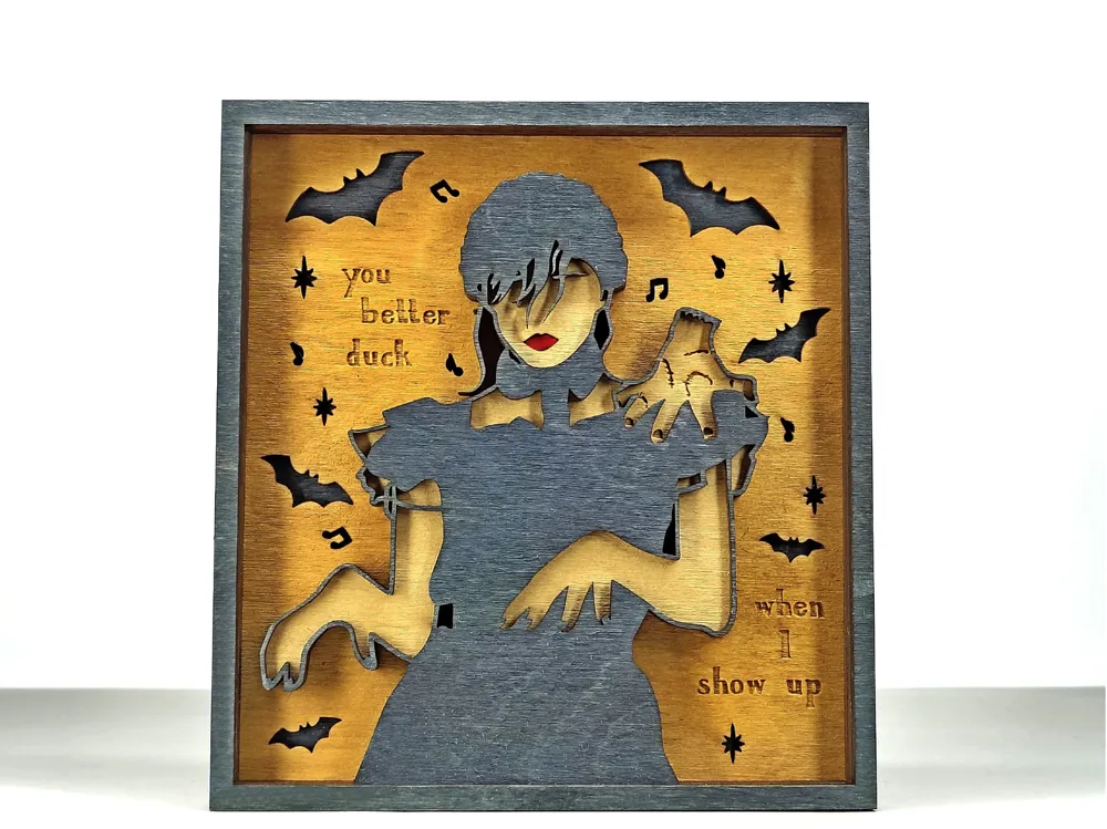 wednesday laser cut multilayer by jesus lopez norte MakerWorld ...