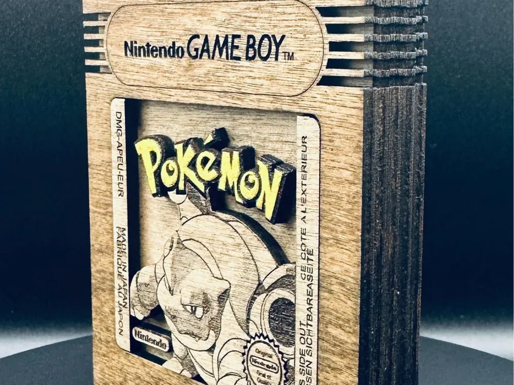 Pokémon Blue - Gameboy cartridge - layered fan art by LiamMS89 ...