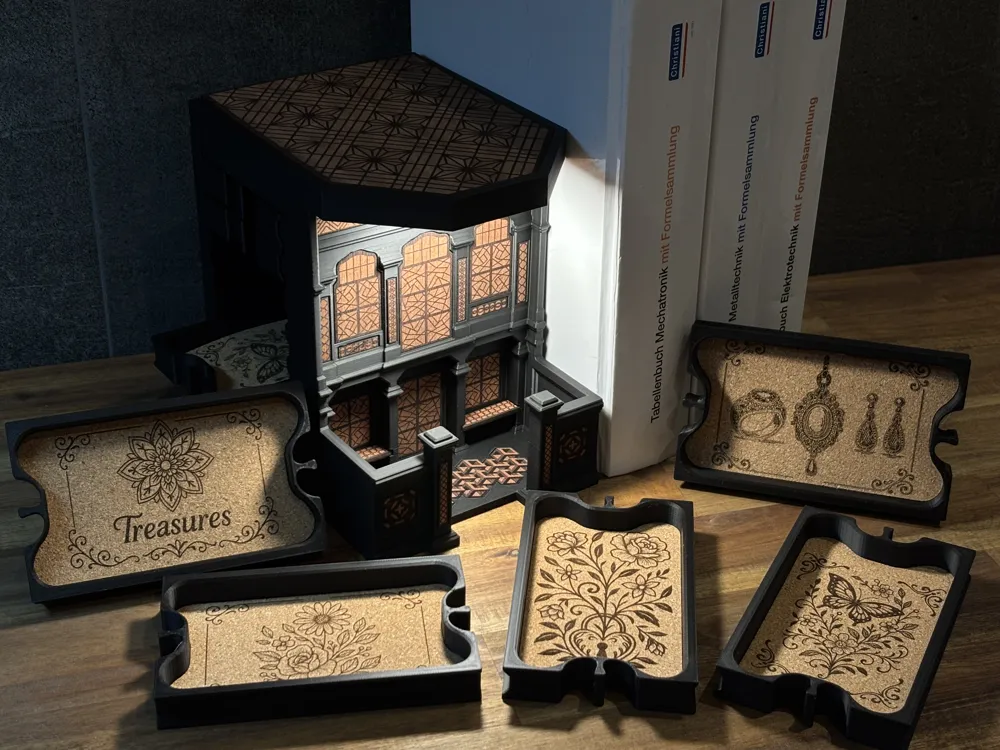 Peranakan Jewel/Organizer Box by Dominik MakerWorld: Download Free 3D ...
