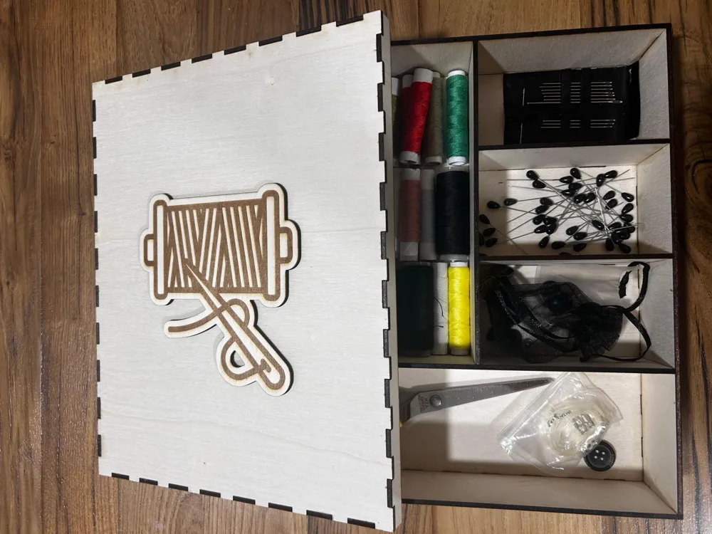 Wooden Sewing Box - Free 3D Print Model - MakerWorld