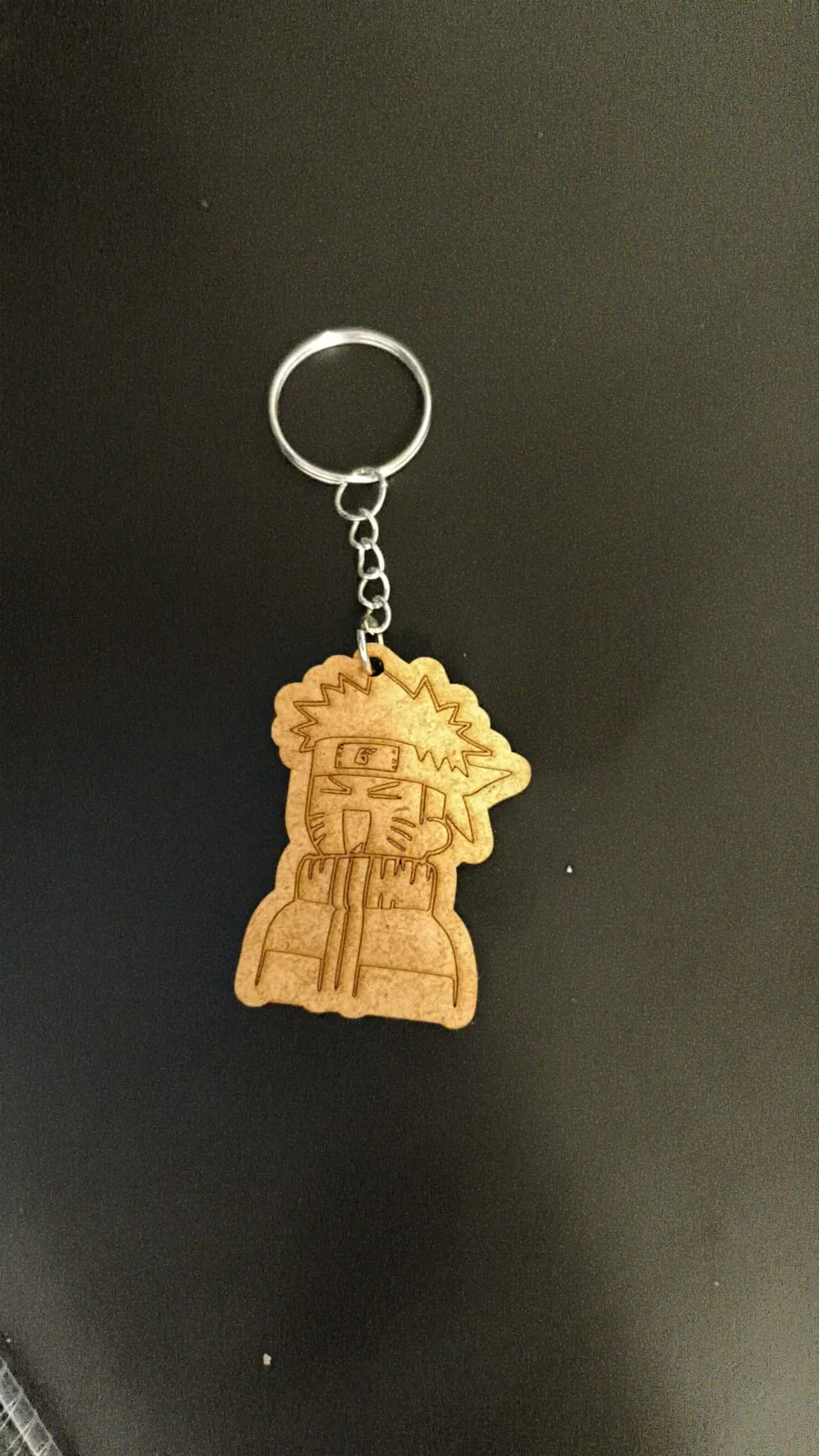 Naruto laughing wood keychain by Taller De Los Heroes MakerWorld ...