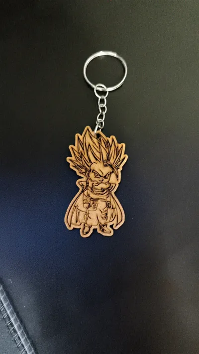 Gohan keychain with Piccolo cape Dragon Ball by Taller De Los Heroes ...