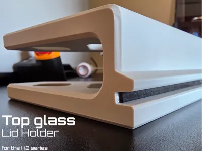 Top Glass Lid Holder for Bambu Lab EVA Foam Cut by Jorge Rui MakerWorld ...
