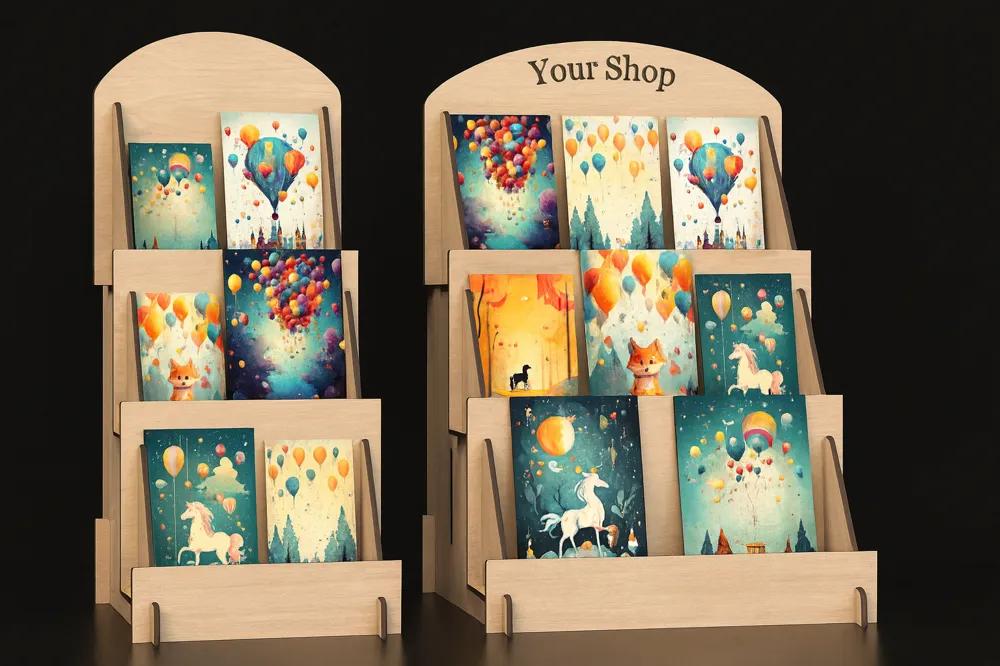 Gift Card Display Stand by BAMAA MakerWorld: Download Free 3D Models