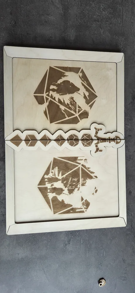 DND Dungeonmaster screen by Mida Moments MakerWorld: Download Free 3D ...