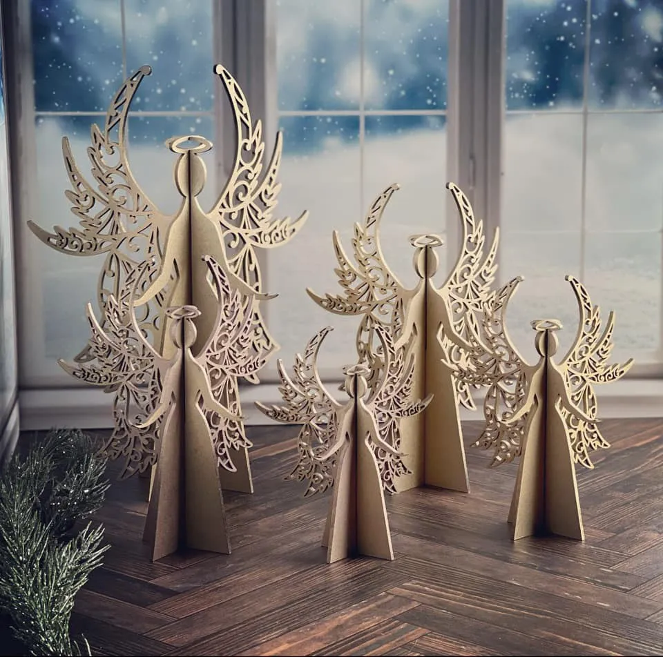 Set of 5 angels various sizes by Nick91 MakerWorld: Download Free 3D Models