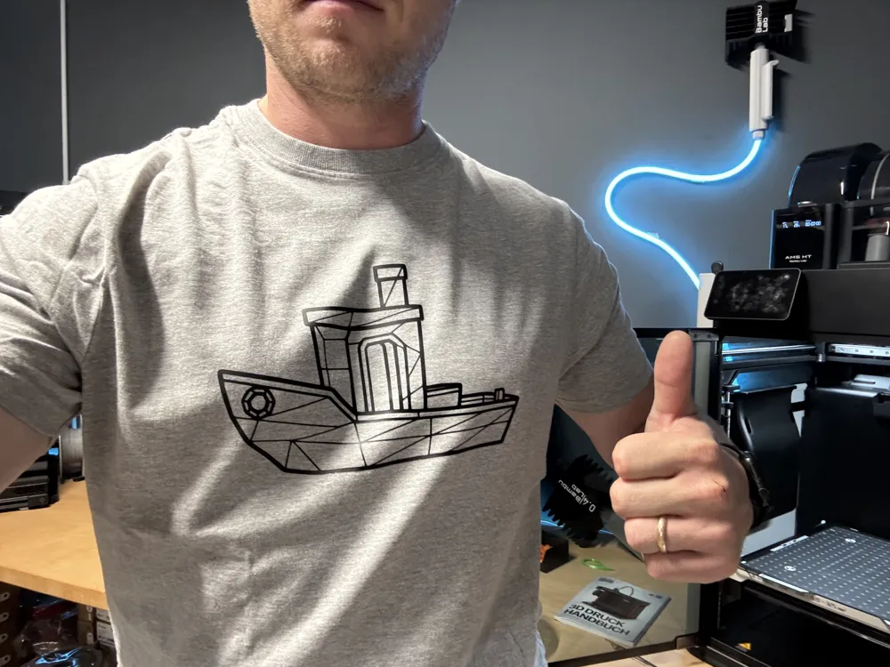 3D Benchy Wireframe Sticker, Laser, Iron-on Decal - Free 3D Print Model ...