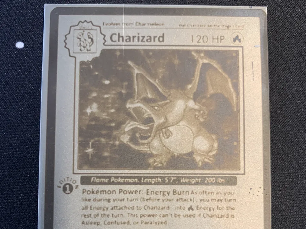 Charizard Base set (laser engrave) by josteb MakerWorld: Download Free ...