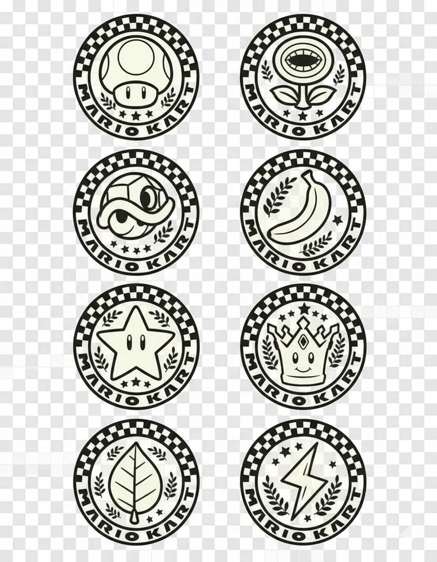 Mario Kart Coasters - Free 3D Print Model - MakerWorld