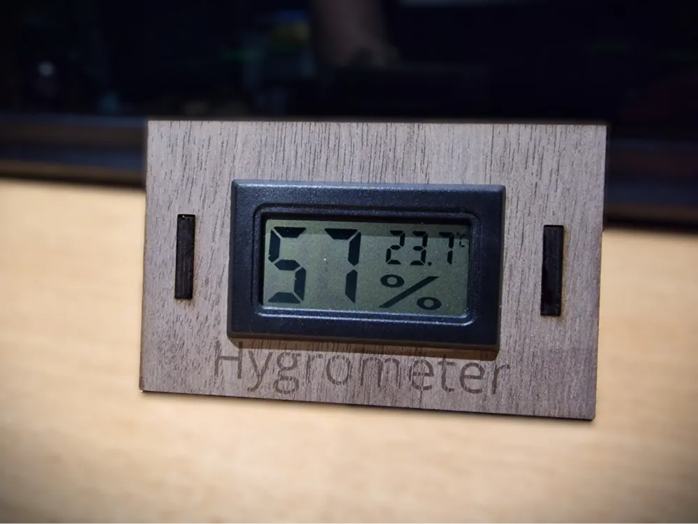 Rectangular Hygrometer stand by mkersjes MakerWorld: Download Free 3D ...