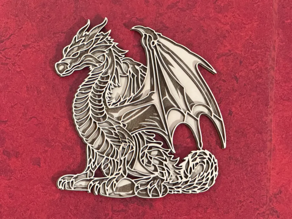 Dragon Multilayer by machmallauter MakerWorld: Download Free 3D Models