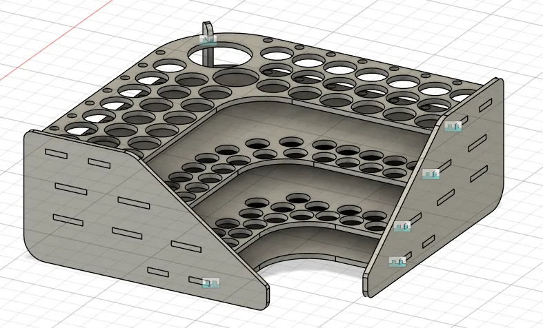 Paint rack 6 mm thick. - Free 3D Print Model - MakerWorld
