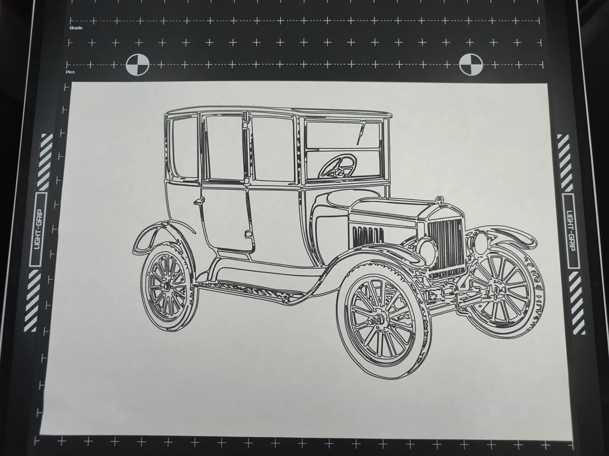 Dibujo del Ford Modelo T de 1919 por 3Design MakerWorld: Descarga ...
