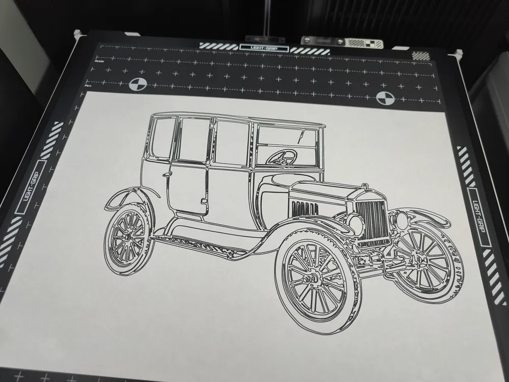 Dibujo del Ford Modelo T de 1919 por 3Design MakerWorld: Descarga ...