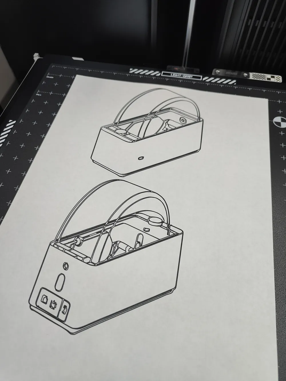AMS HT Drawing - Free 3D Print Model - MakerWorld
