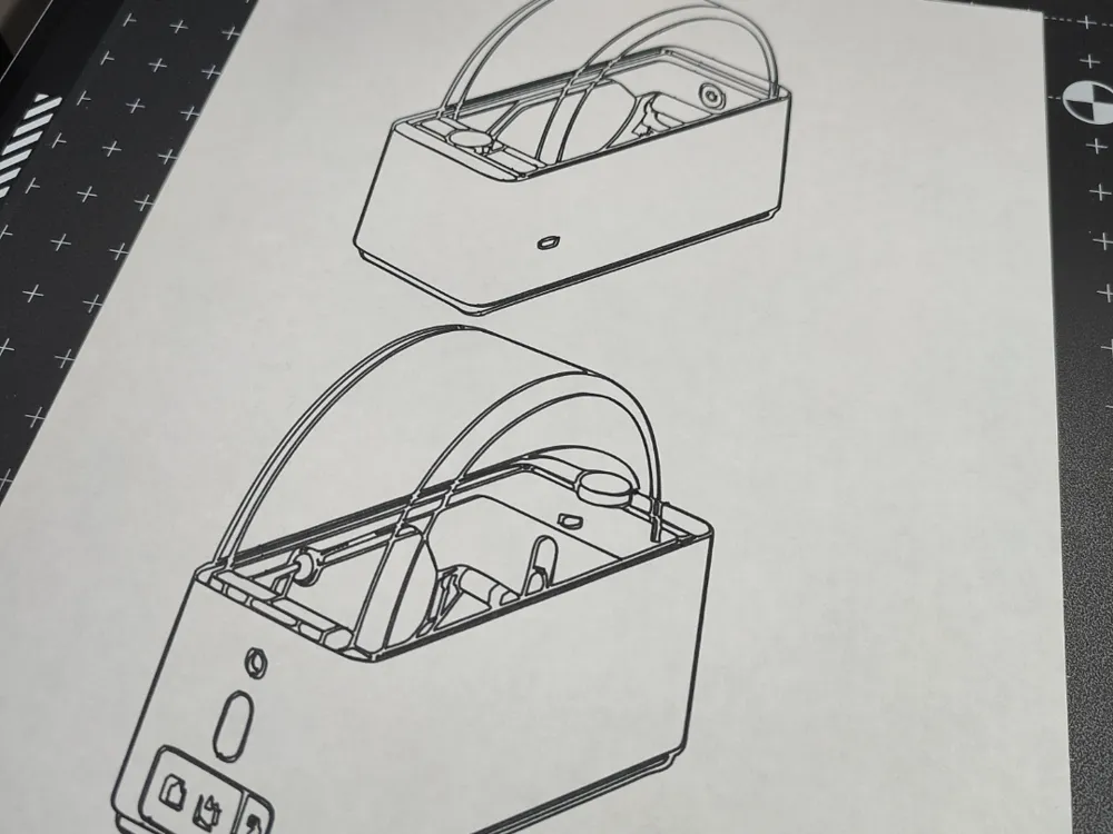 AMS HT Drawing - Free 3D Print Model - MakerWorld