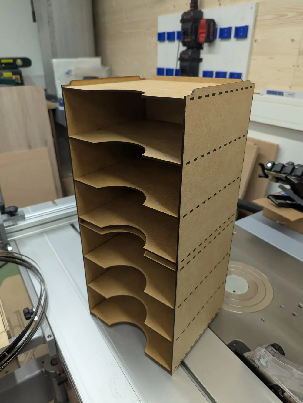 Stackable Filament Shelf / 3mm Wood by Tybalt MakerWorld: Download Free ...