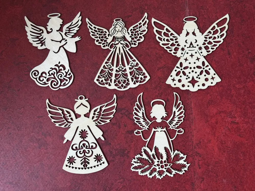 Christmas Angels Set - Free 3D Print Model - MakerWorld