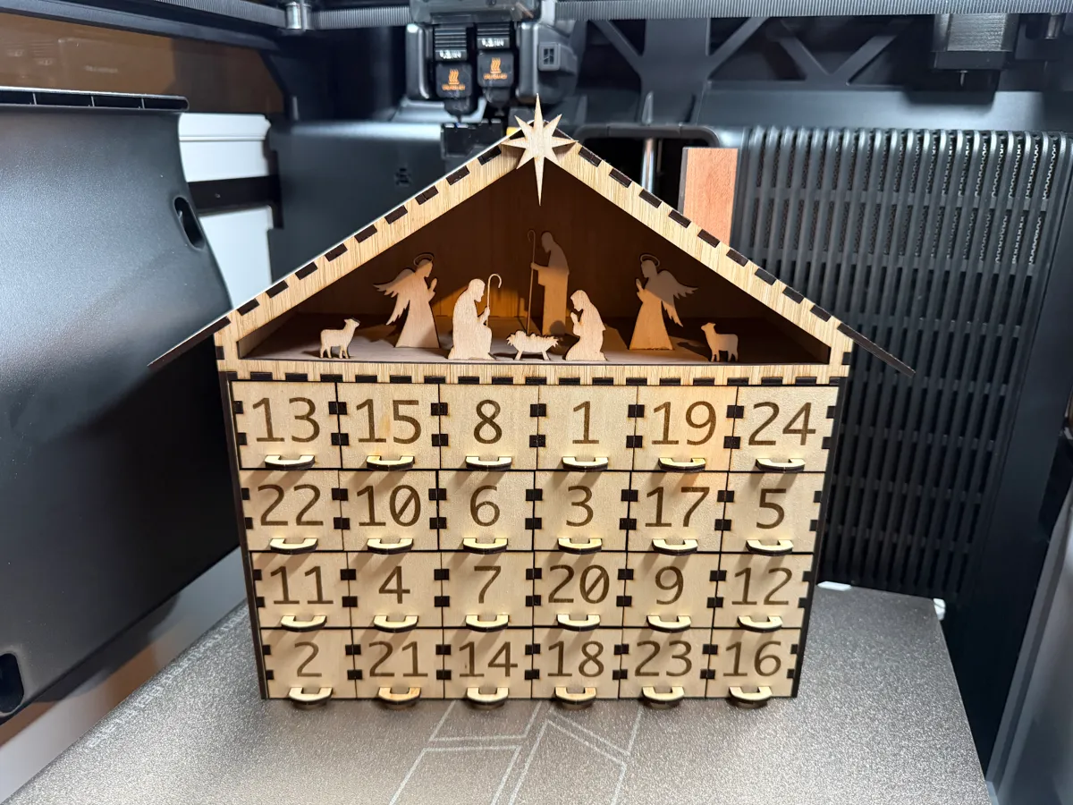 Calendario dell'Avvento - Free 3D Print Model - MakerWorld