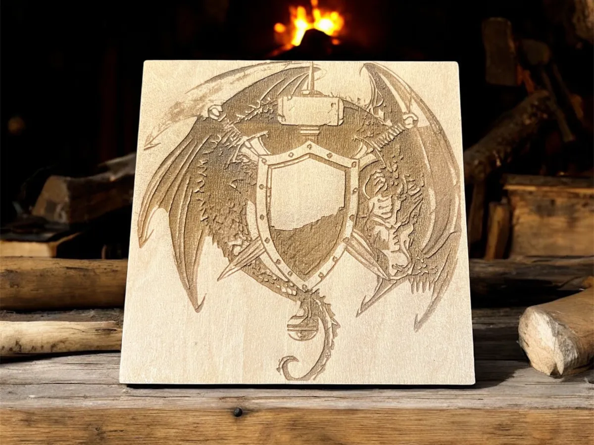 Dragon Engraving - Free 3D Print Model - MakerWorld